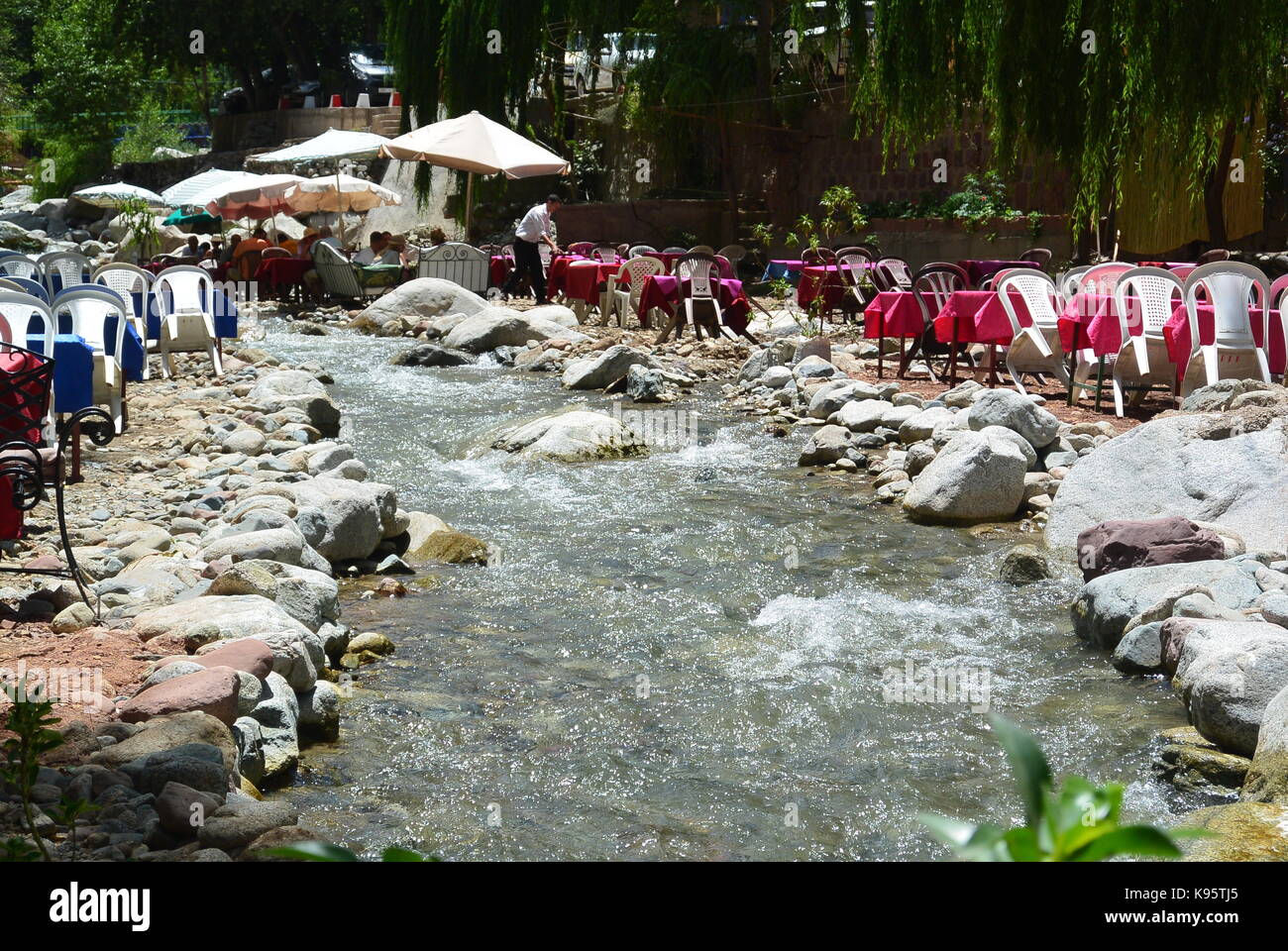 Stream with tables hi-res stock photography and images - Alamy
