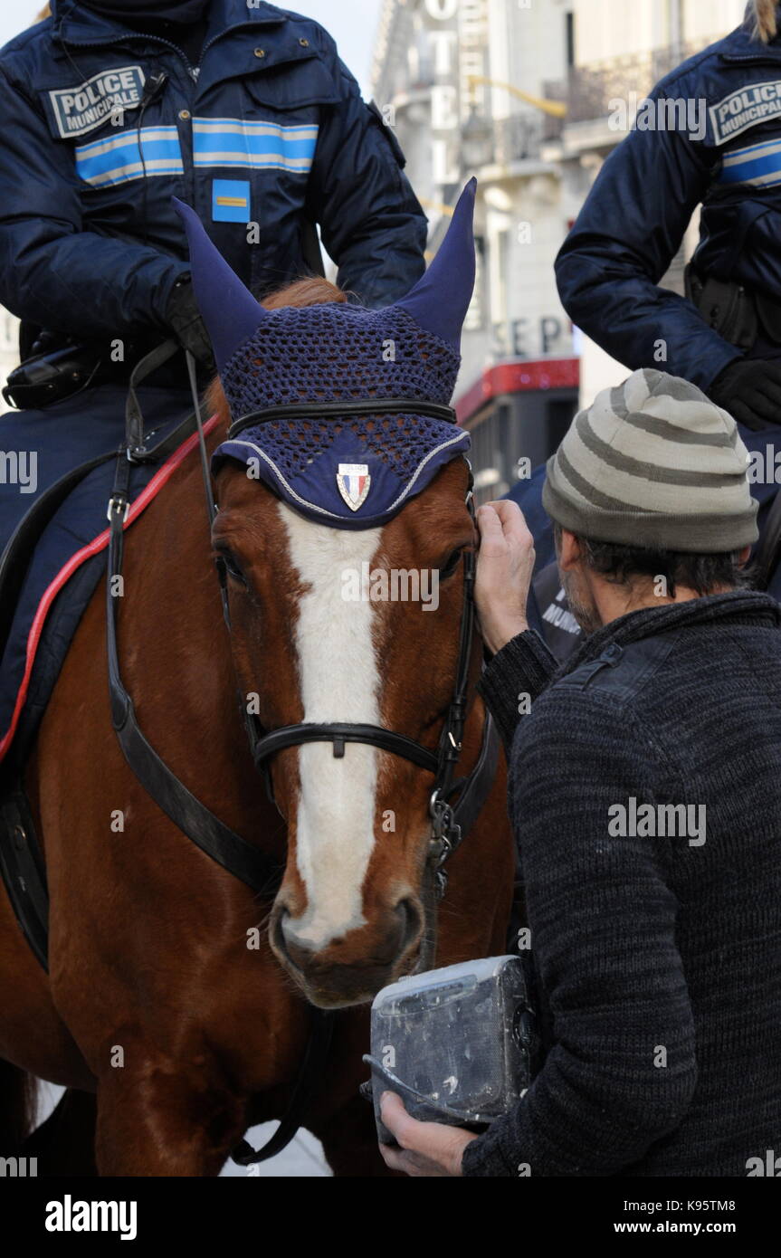 Mounted police officers take part in Sentinel anti-terror attack ...