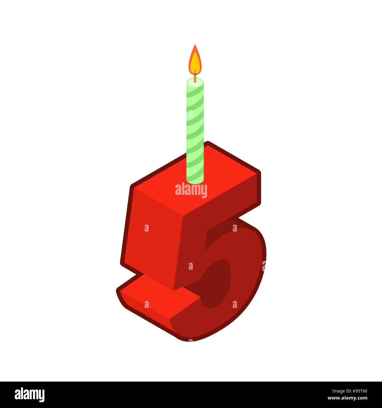 Happy 5th birthday Cut Out Stock Images & Pictures - Alamy