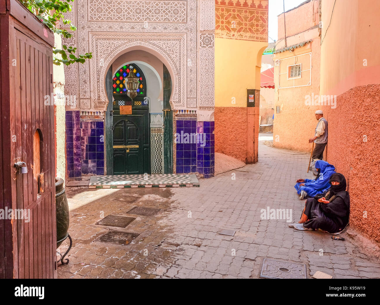 Morocco homeless marrakech hi-res stock photography and images - Alamy
