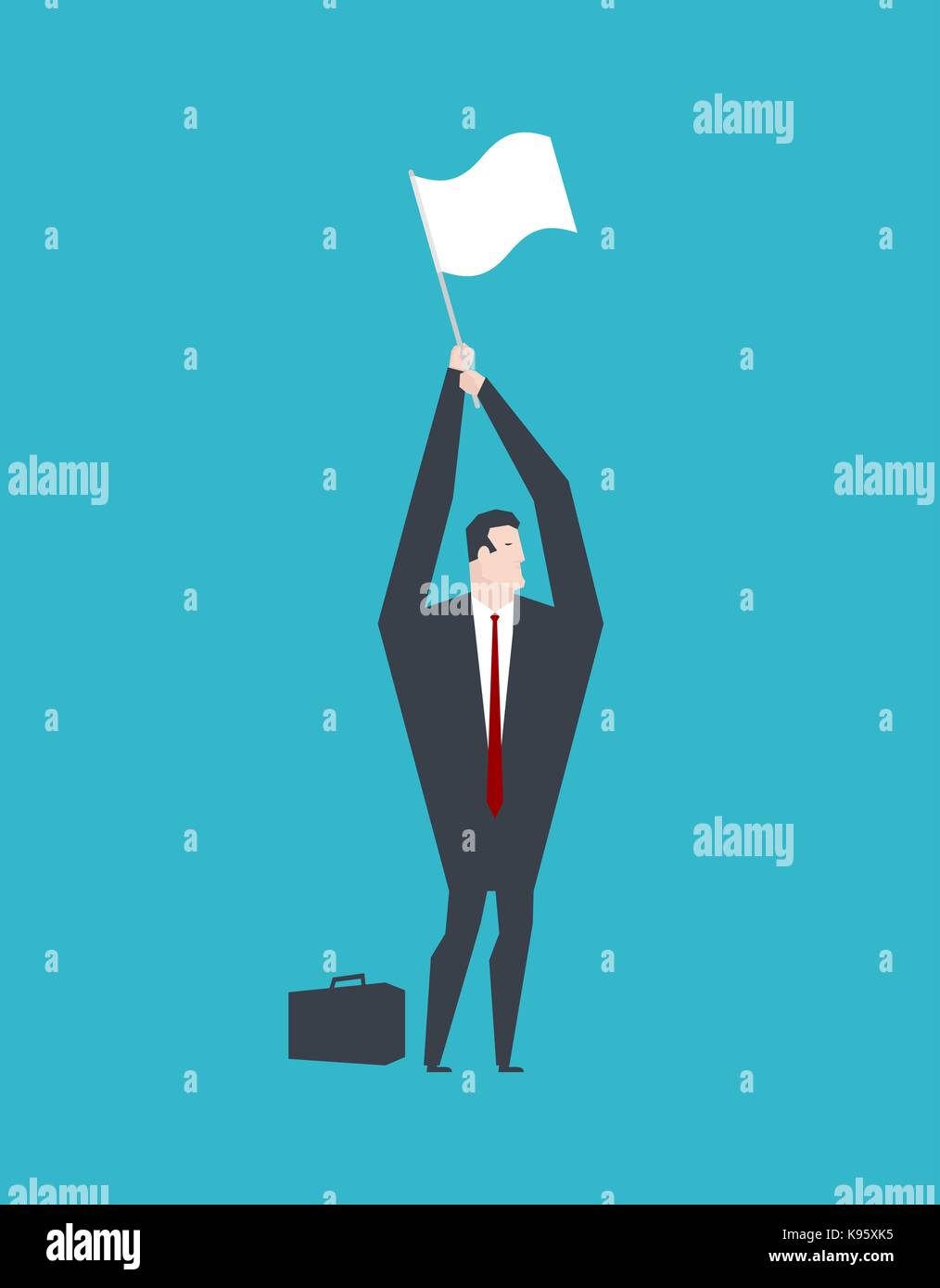 Surrendering vector vectors hi-res stock photography and images - Alamy