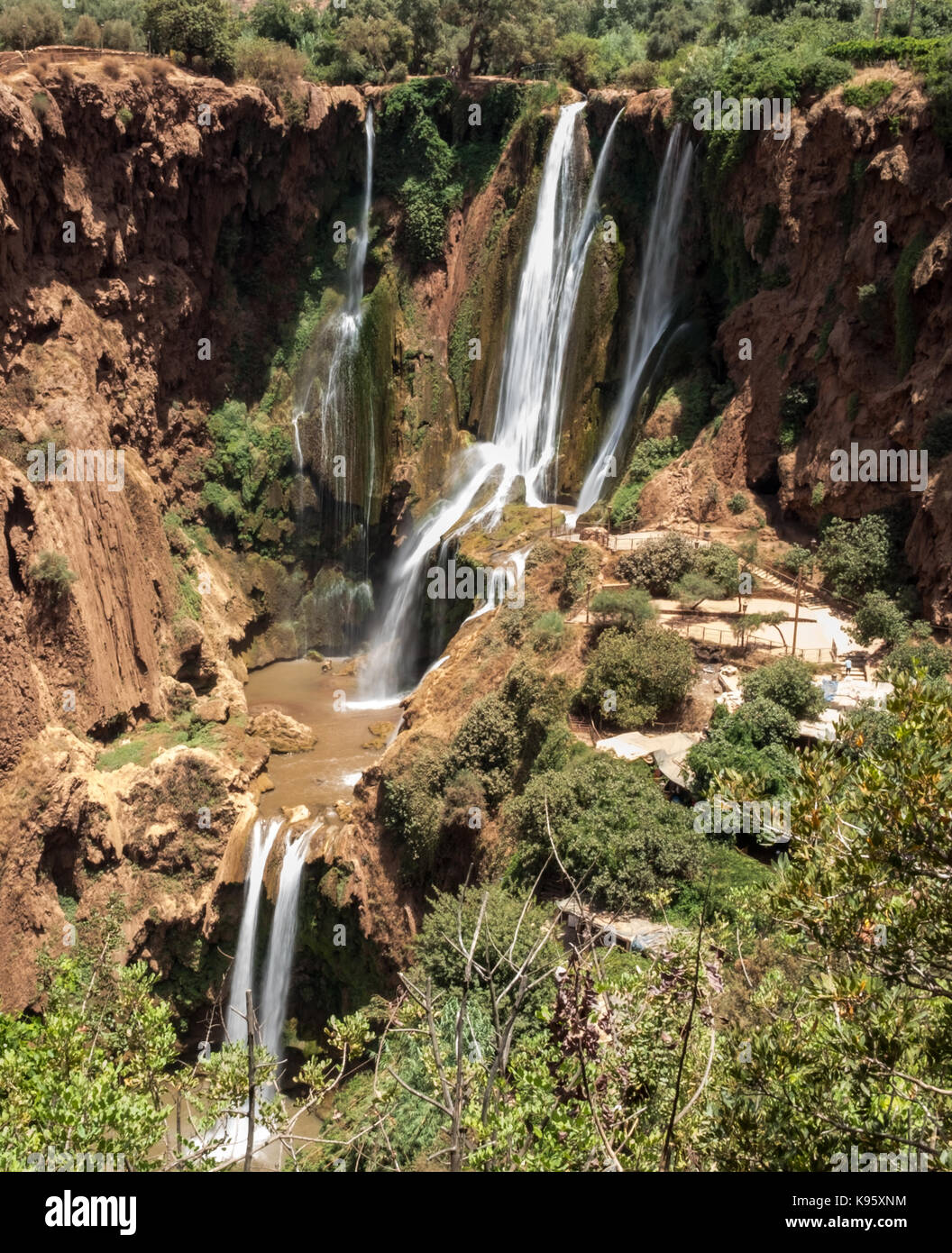 Waterfall at Ouzoud near Marrakech Morocco Stock Photo - Alamy