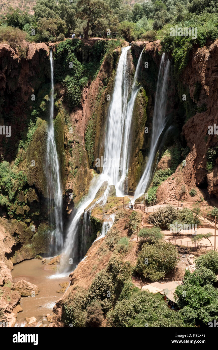 Waterfall at Ouzoud near Marrakech Morocco Stock Photo - Alamy