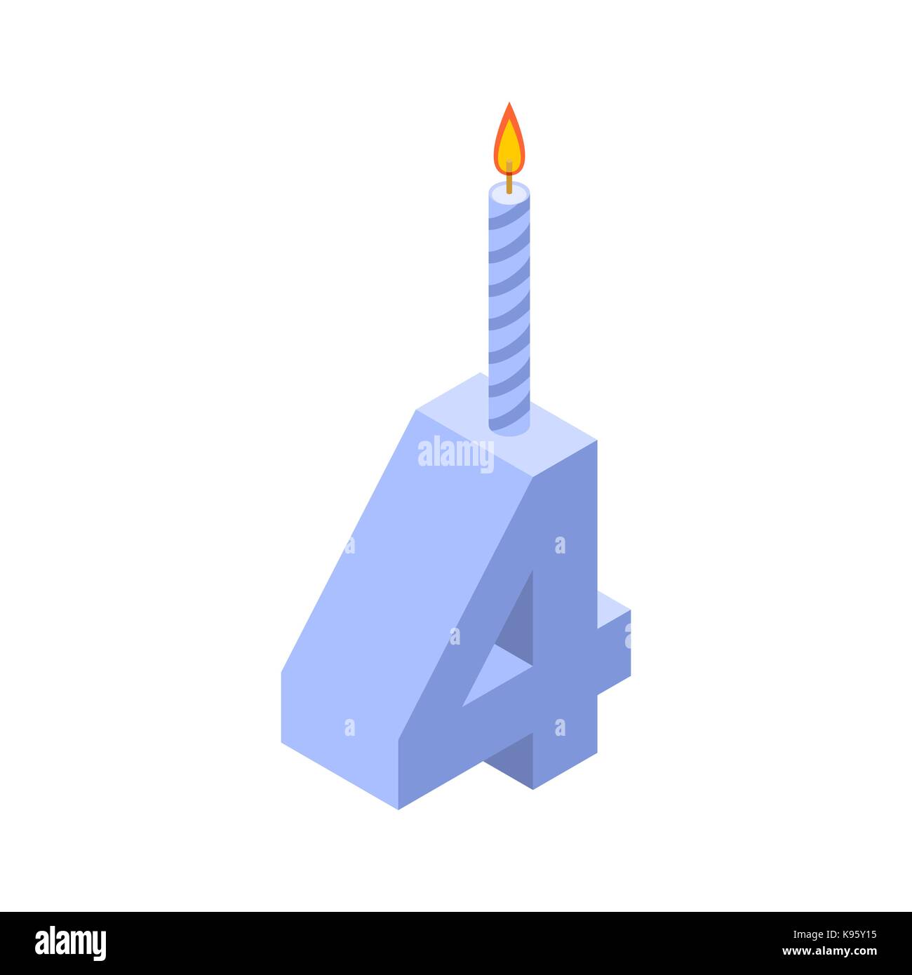 Four candles Stock Vector Images - Alamy