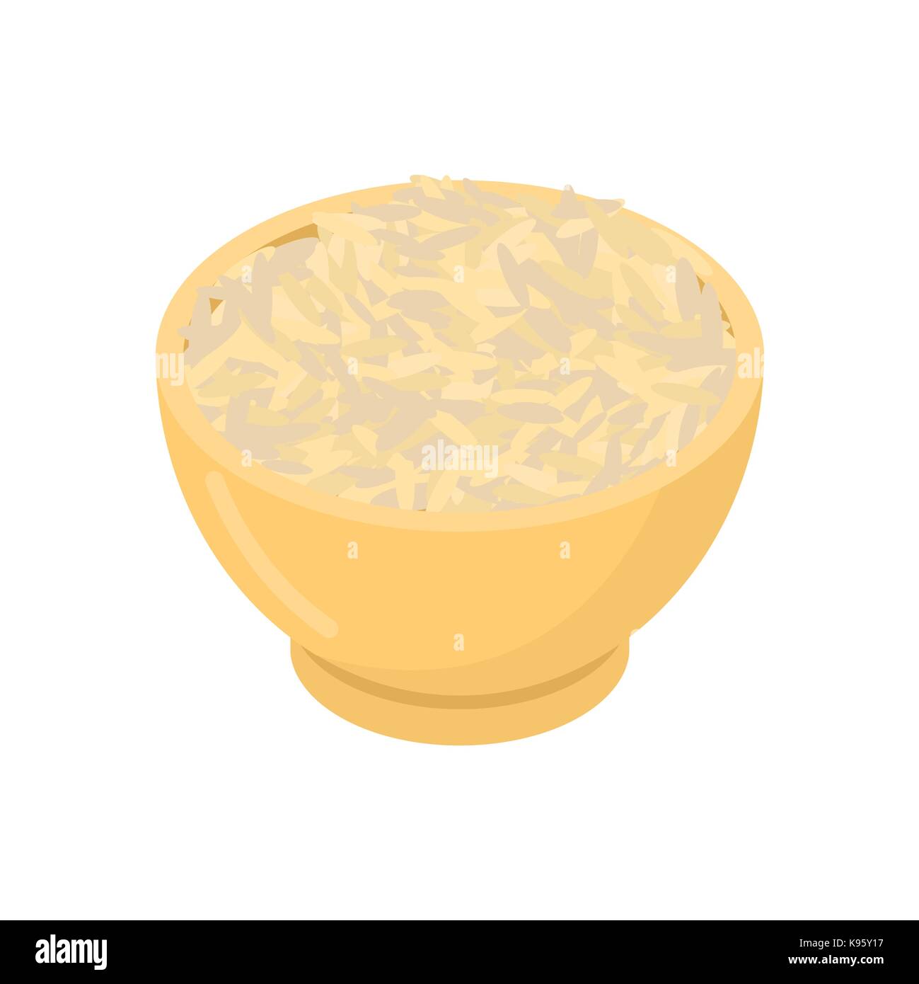 Grain of rice macro Stock Vector Images - Alamy