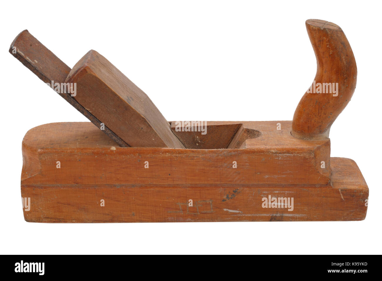 Vintage woodworking hand plane Cut Out Stock Images & Pictures - Alamy