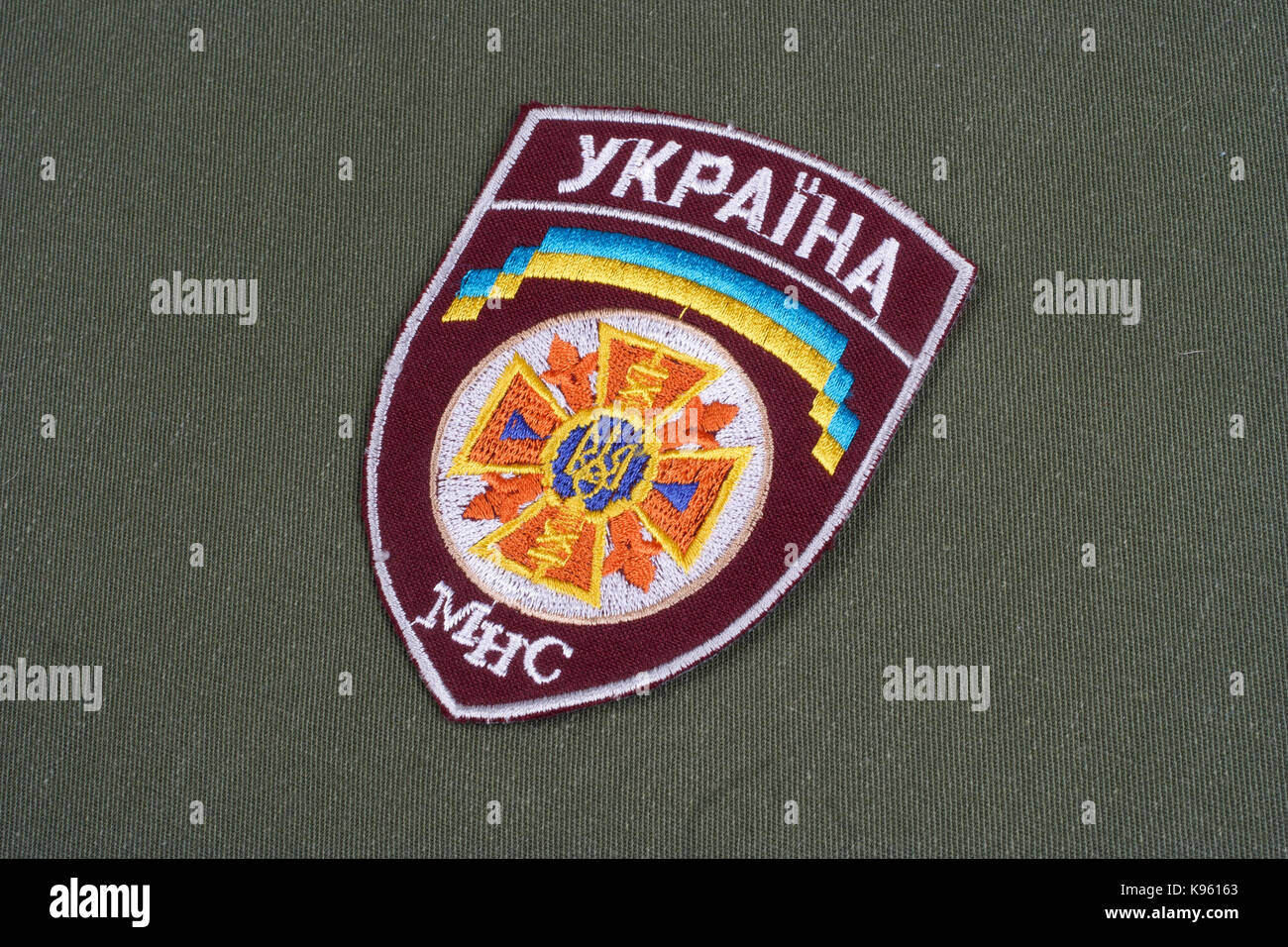 Ukrainian state emergency service flag hi-res stock photography and ...