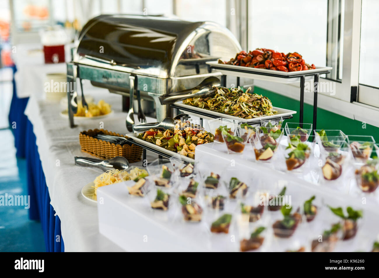Buffet Table Setting