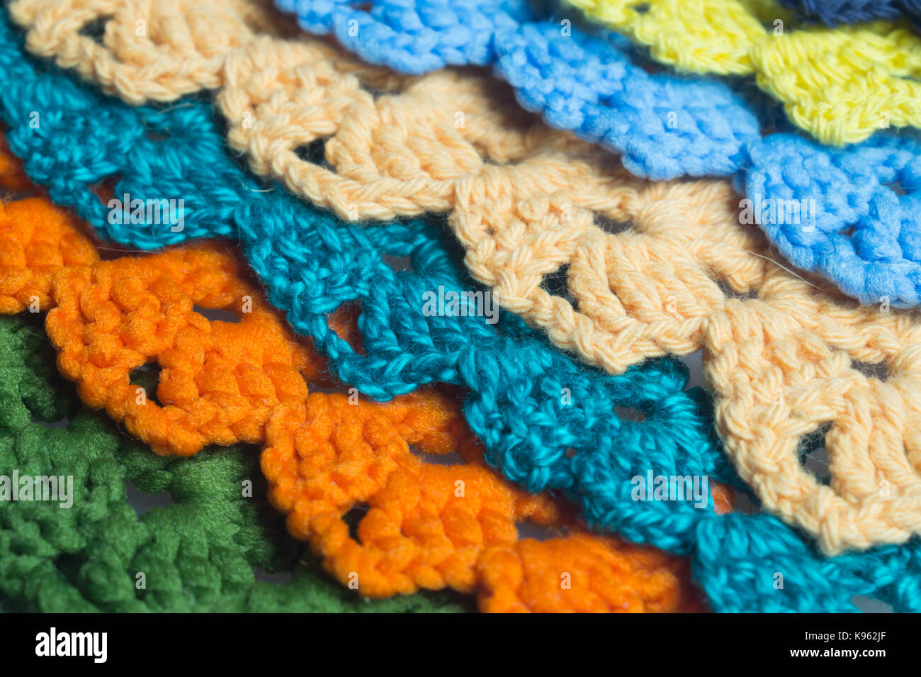 Handmade knitting wool texture background closeup needlework Stock ...