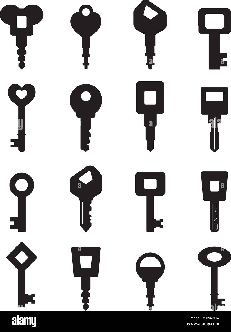 Key icon set Stock Vector Image & Art - Alamy