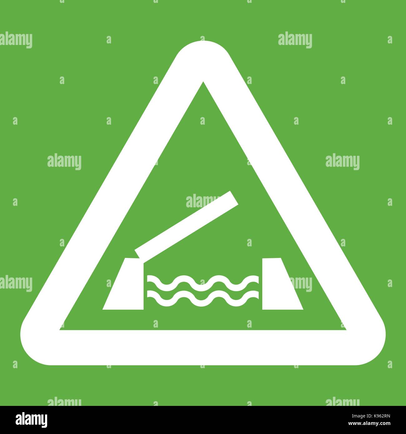 Bridge closed sign Stock Vector Images - Alamy