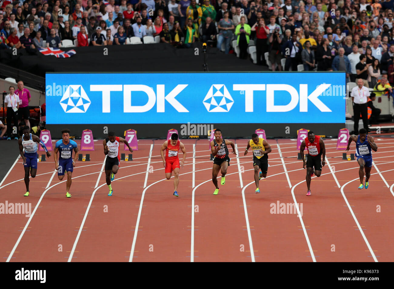 Jamaican sprinter yohan blake hi-res stock photography and images - Alamy