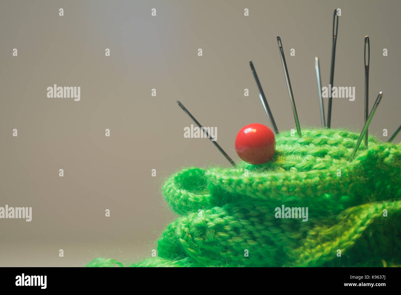 Handmade knitting wool texture background closeup needlework Stock ...