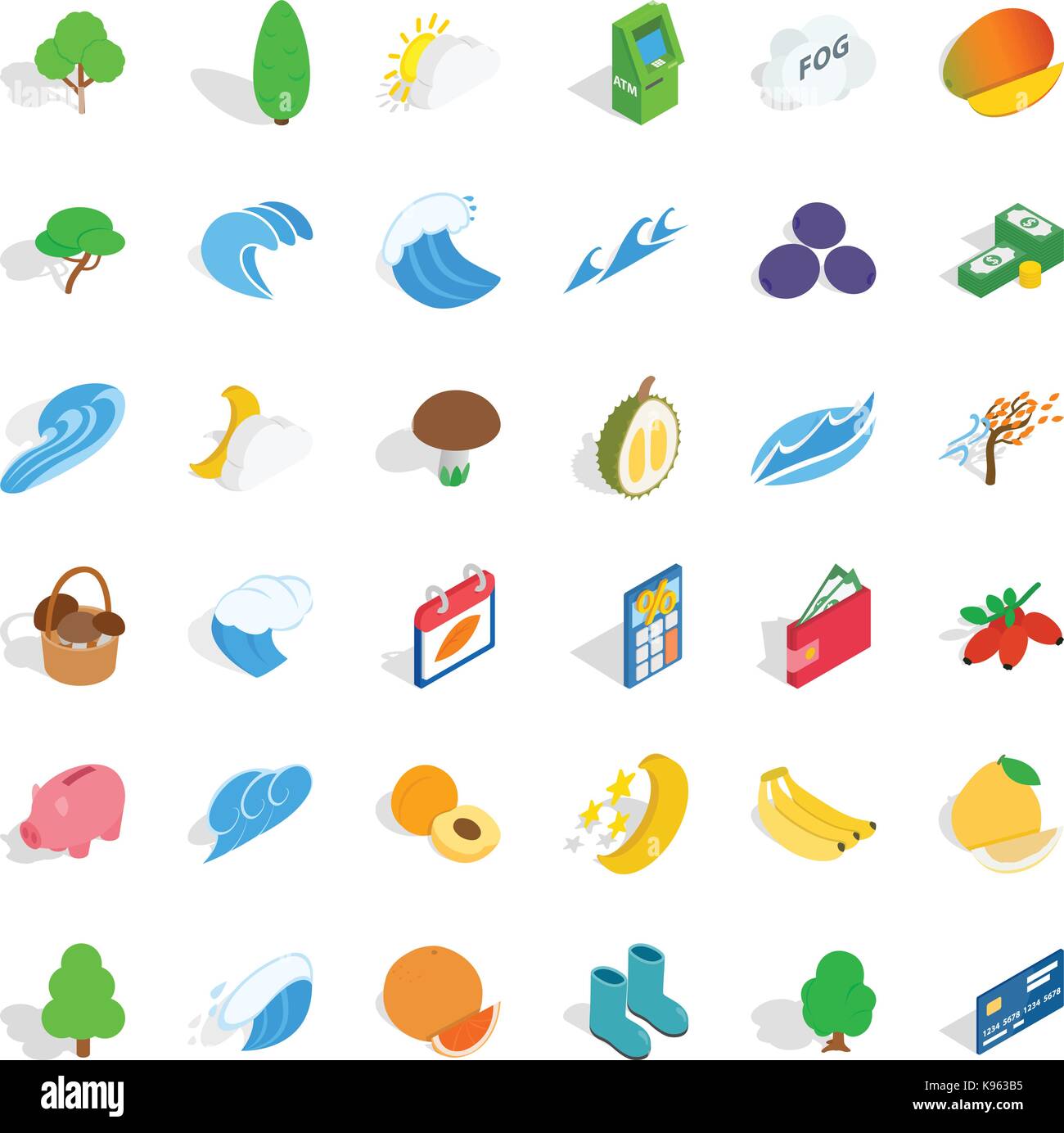 Life icons set, isometric style Stock Vector Image & Art - Alamy