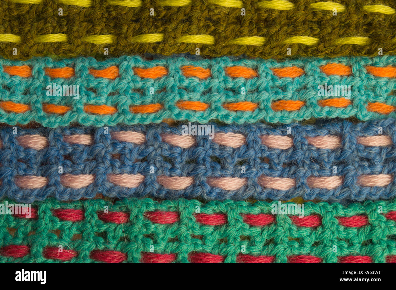 Handmade knitting wool texture background closeup needlework Stock ...