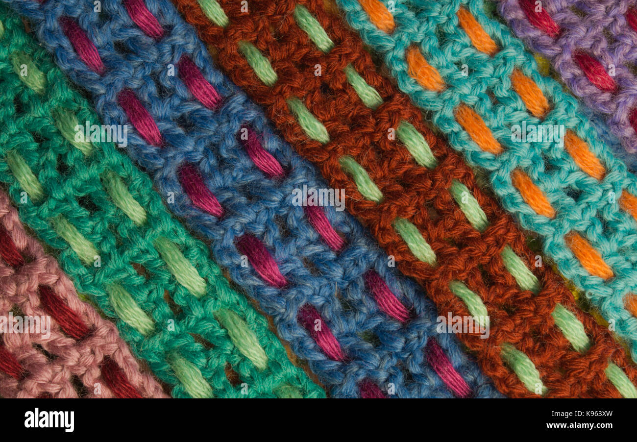 Handmade knitting wool texture background closeup needlework Stock ...