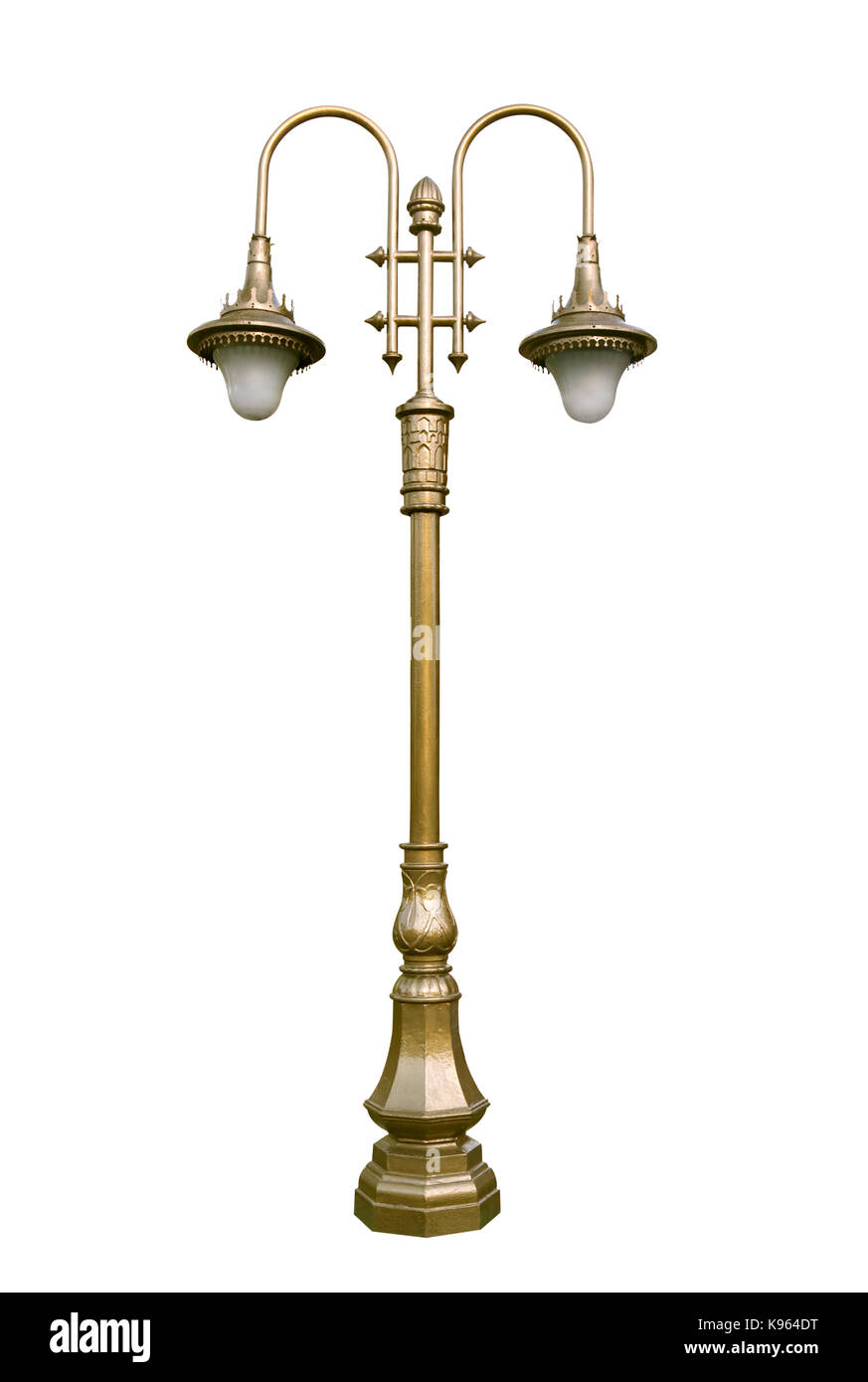 Double lamp post Cut Out Stock Images & Pictures - Alamy