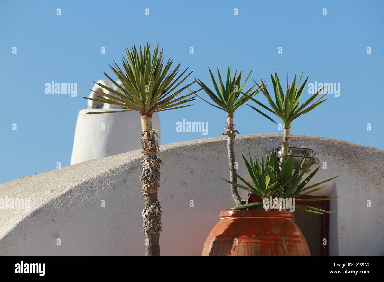 Minimalistic Greek Scene Stock Photo - Alamy