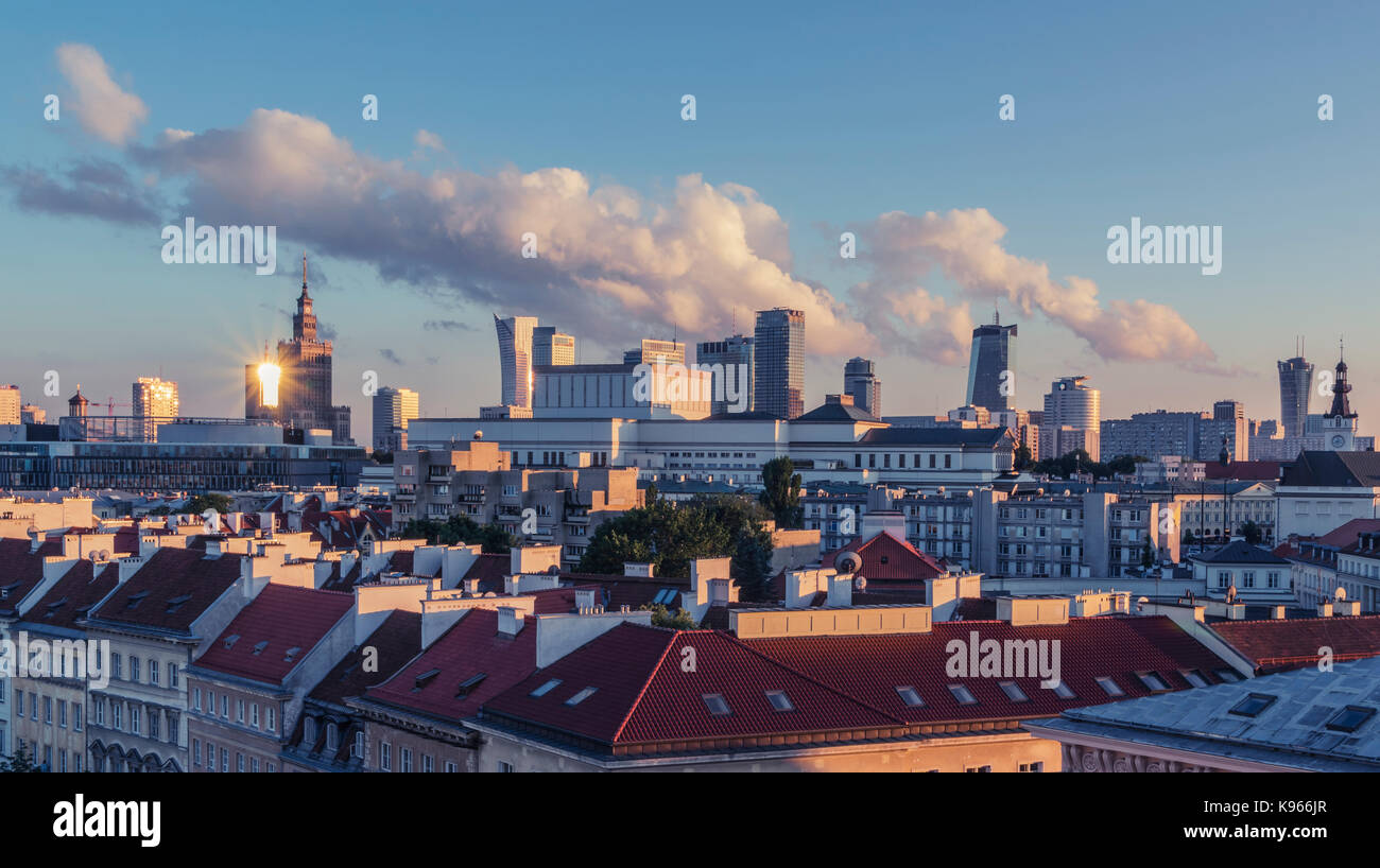 Warsaw skyline hi-res stock photography and images - Alamy