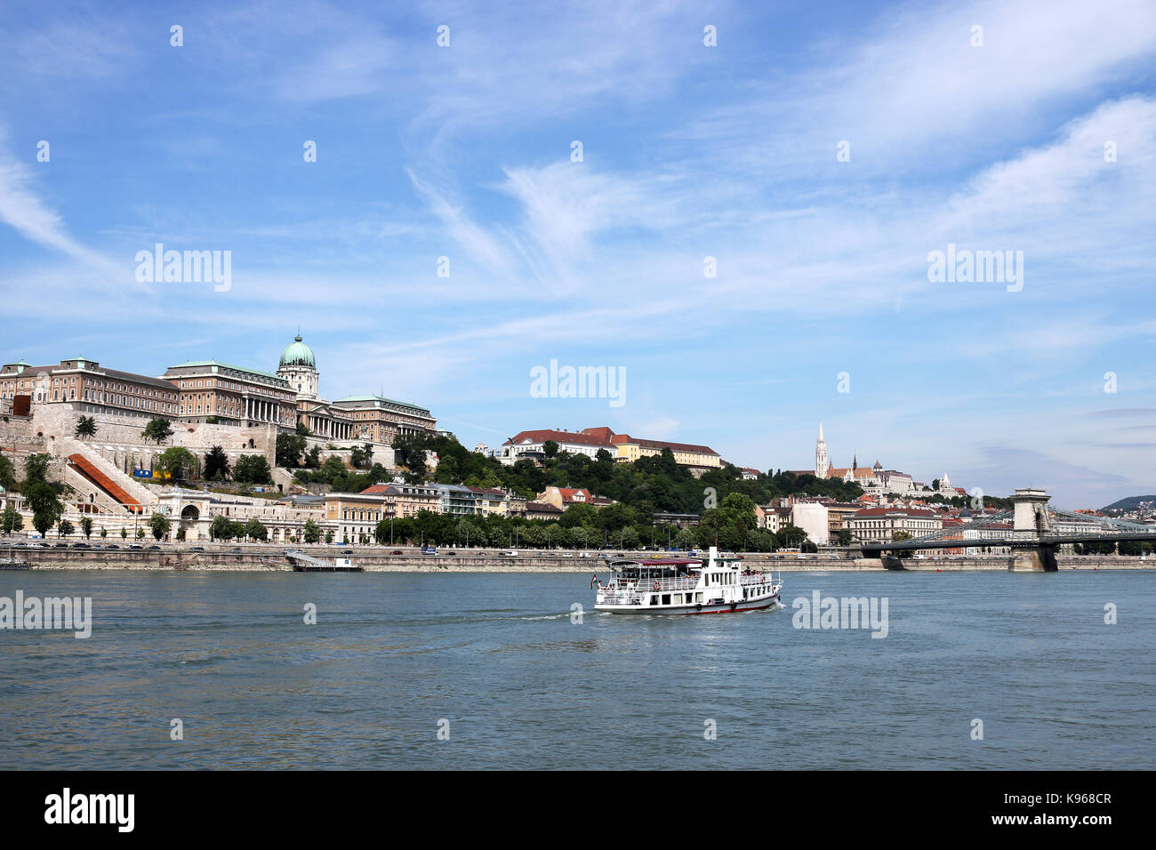 Royal castle Danube riverside Budapest Hungary Stock Photo - Alamy