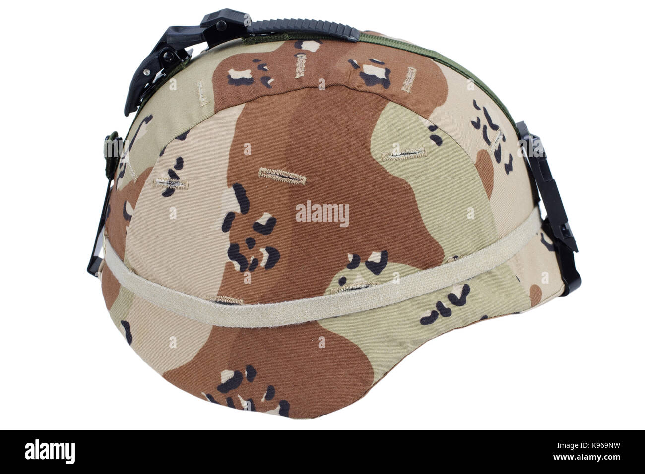 army kevlar helmet isolated Stock Photo - Alamy