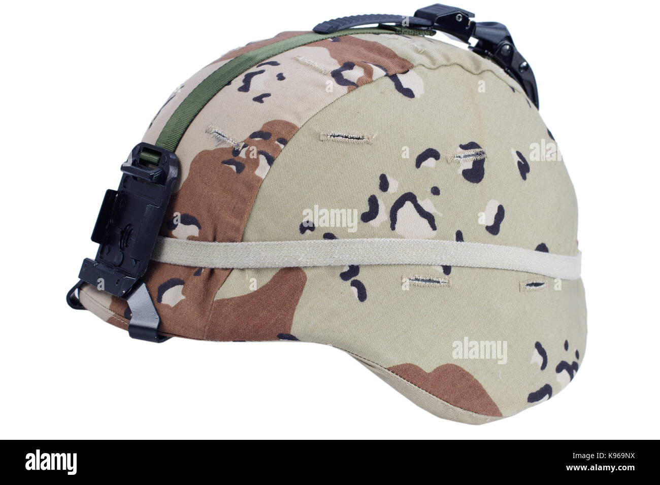 army kevlar helmet isolated Stock Photo - Alamy