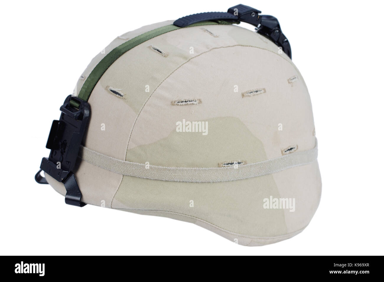 army kevlar helmet isolated Stock Photo - Alamy