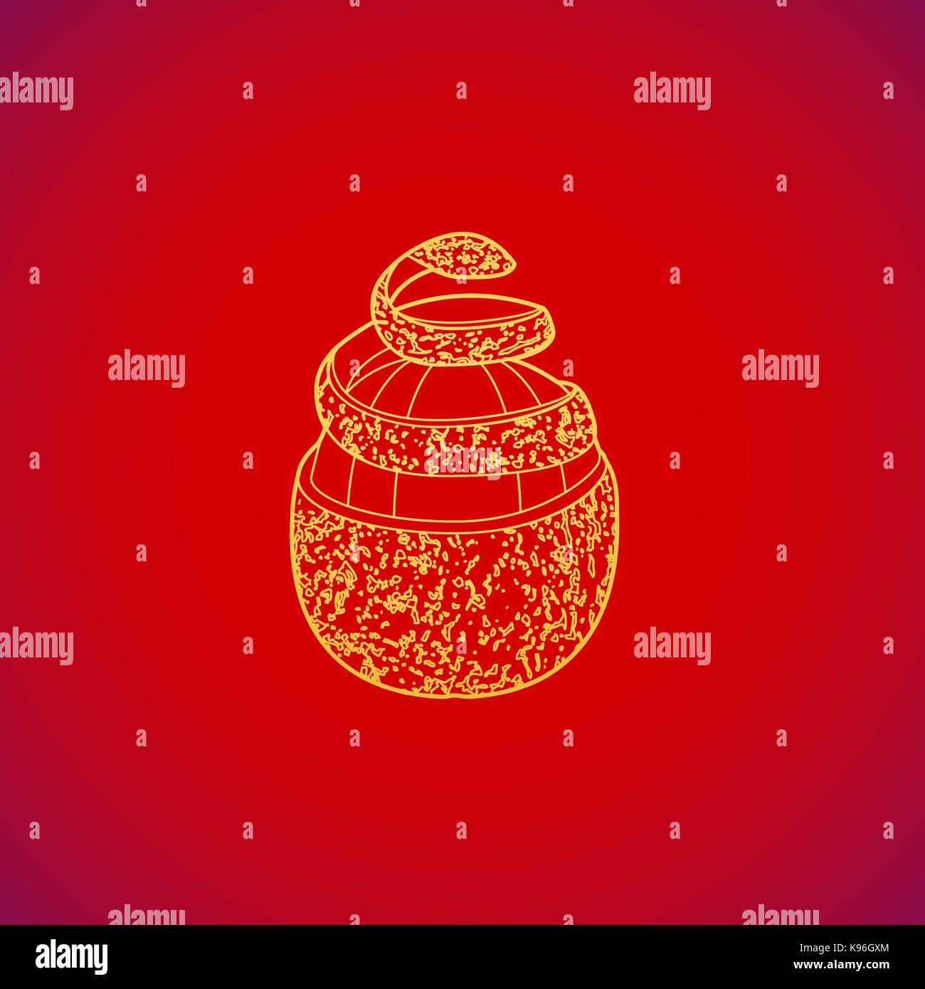 Gold pomelo Stock Vector Images - Alamy