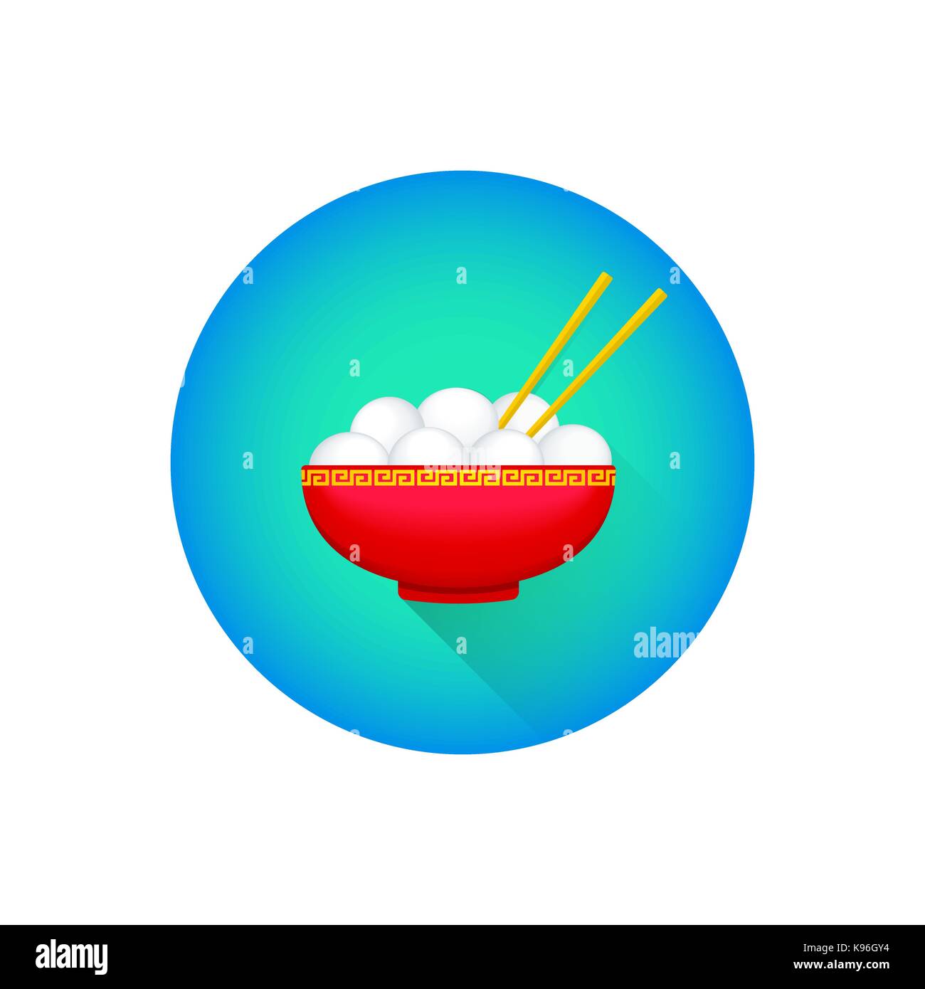 Chinese rice dumpling in Stock Vector Images - Alamy