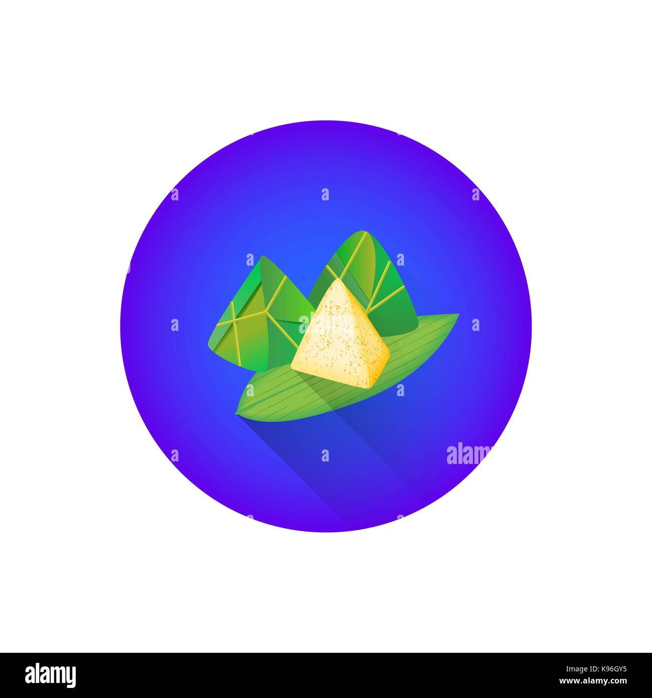 Chinese rice dumpling in Cut Out Stock Images & Pictures - Alamy