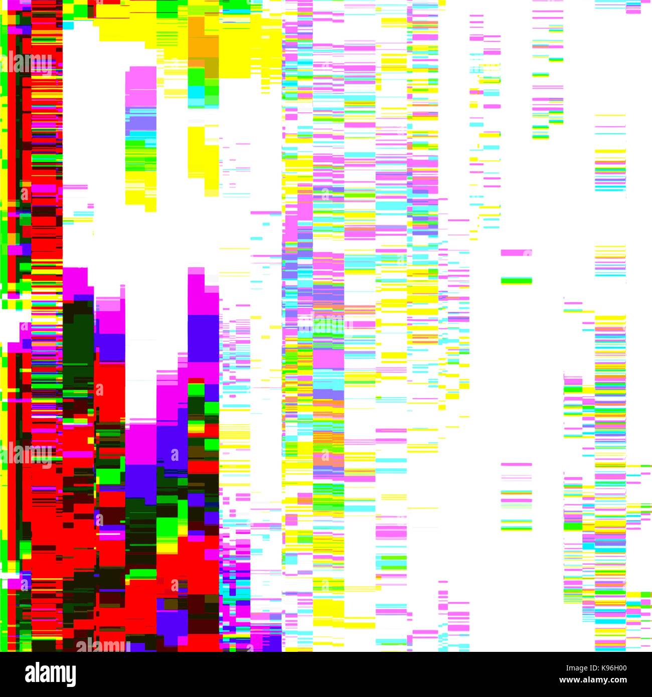 vector vibrant colorful modern abstract digital glitch graphic design ...