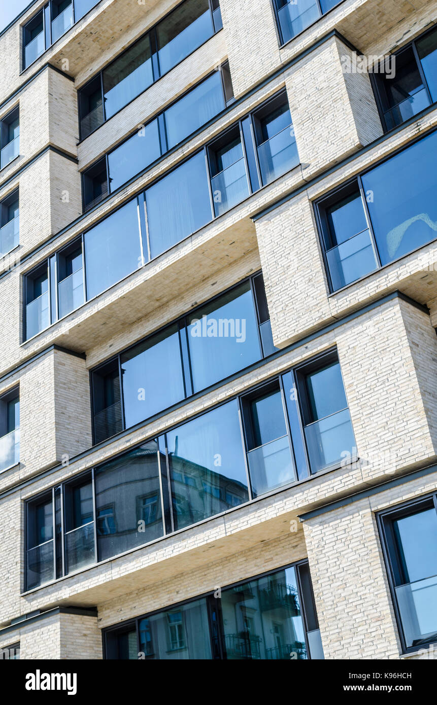 front of a modern office building - business property Stock Photo - Alamy