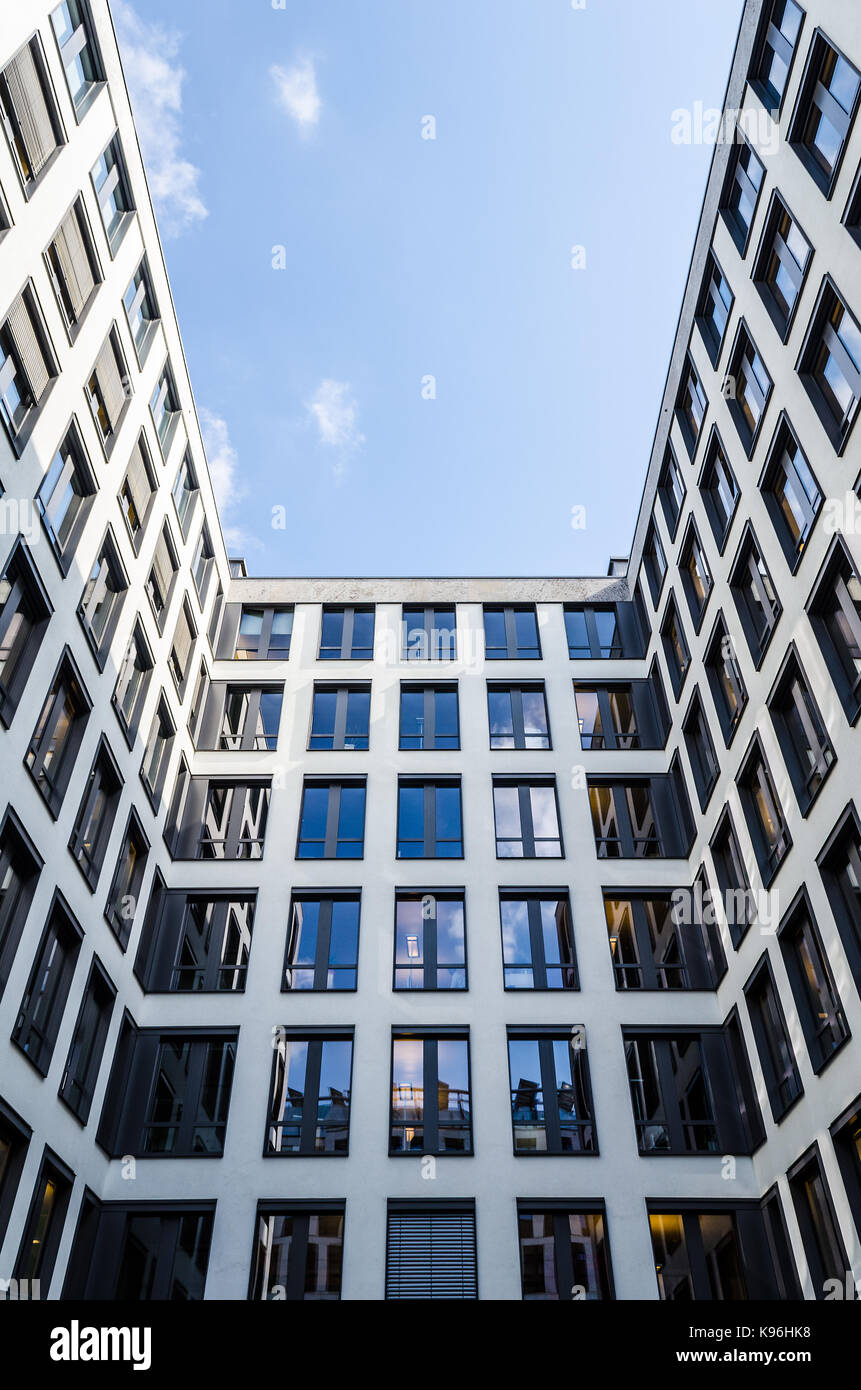 front of a modern office building - business property Stock Photo - Alamy