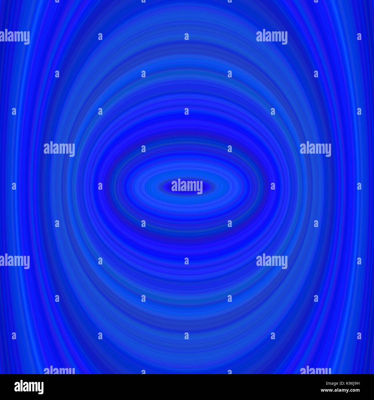 Blue abstract ellipse background - vector graphic from thin concentric ...