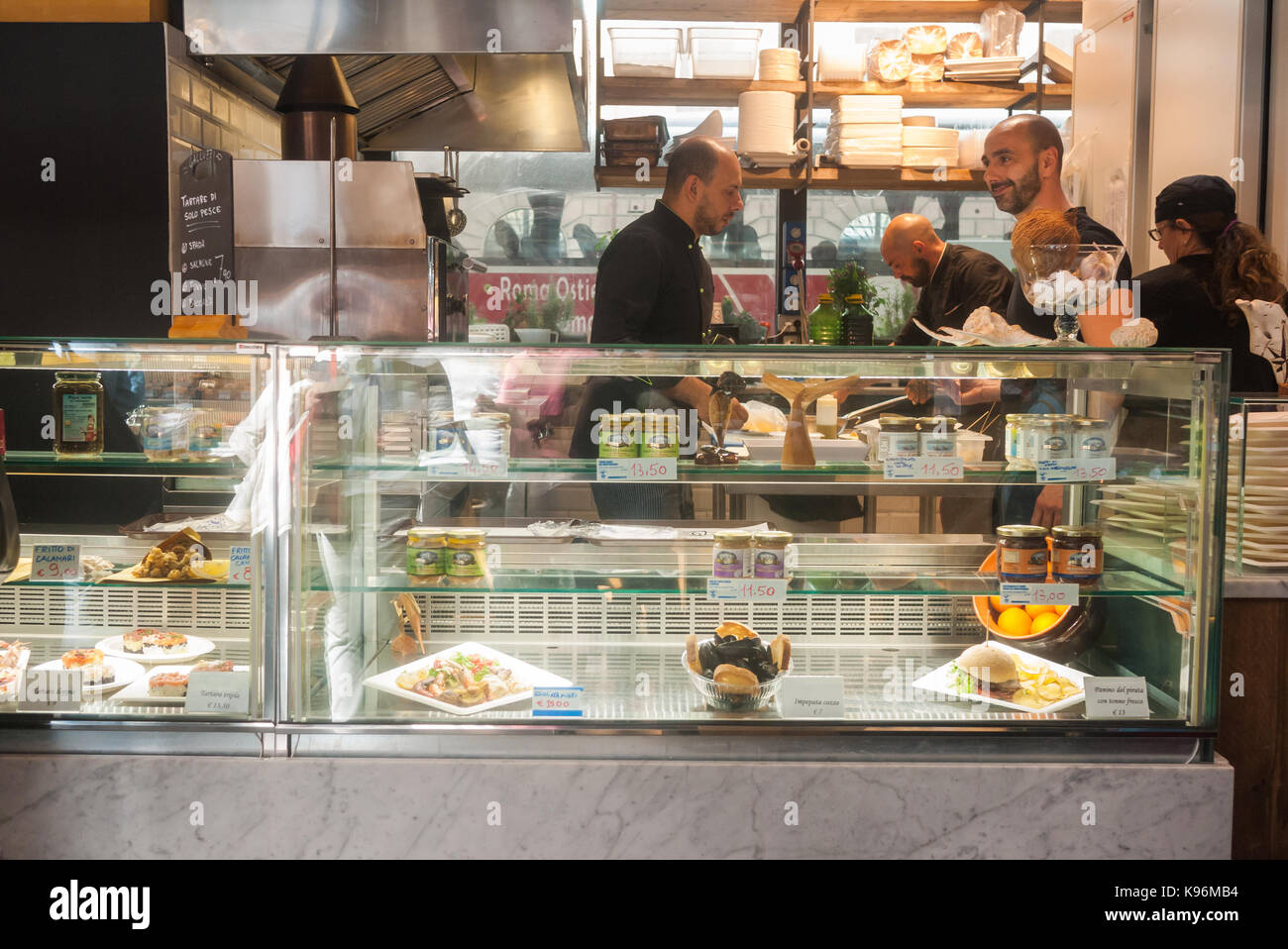 Rome, Mercato Centrale at Termini Station Stock Photo - Alamy