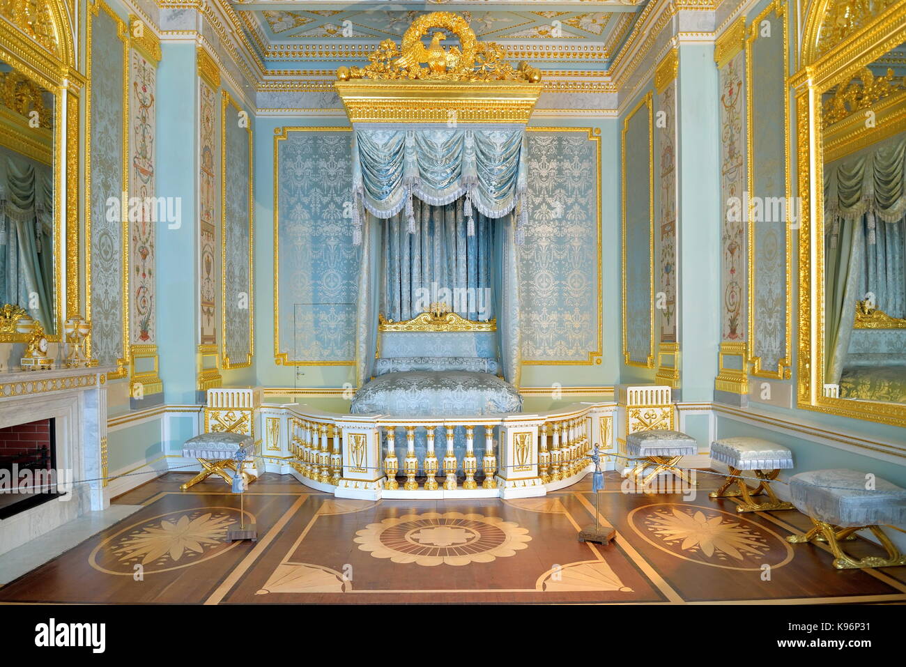 ST.PETERSBURG, RUSSIA - MARCH 03, 2017: The front bedchamber of the ...