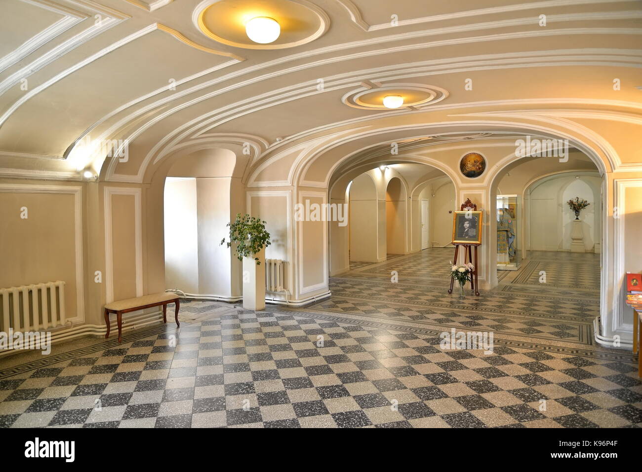 ST.PETERSBURG, RUSSIA - MARCH 03, 2017: The basement of the chapel of ...