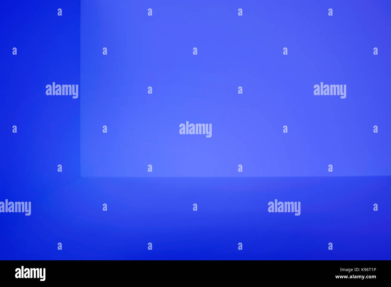 Blue room corner. Minimalist empty space concept Stock Photo - Alamy