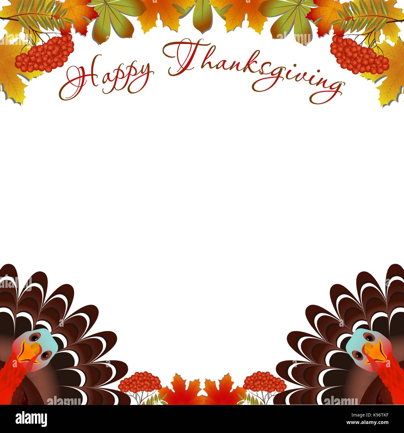 Turkey bird for Happy Thanksgiving celebration Stock Vector Image & Art ...