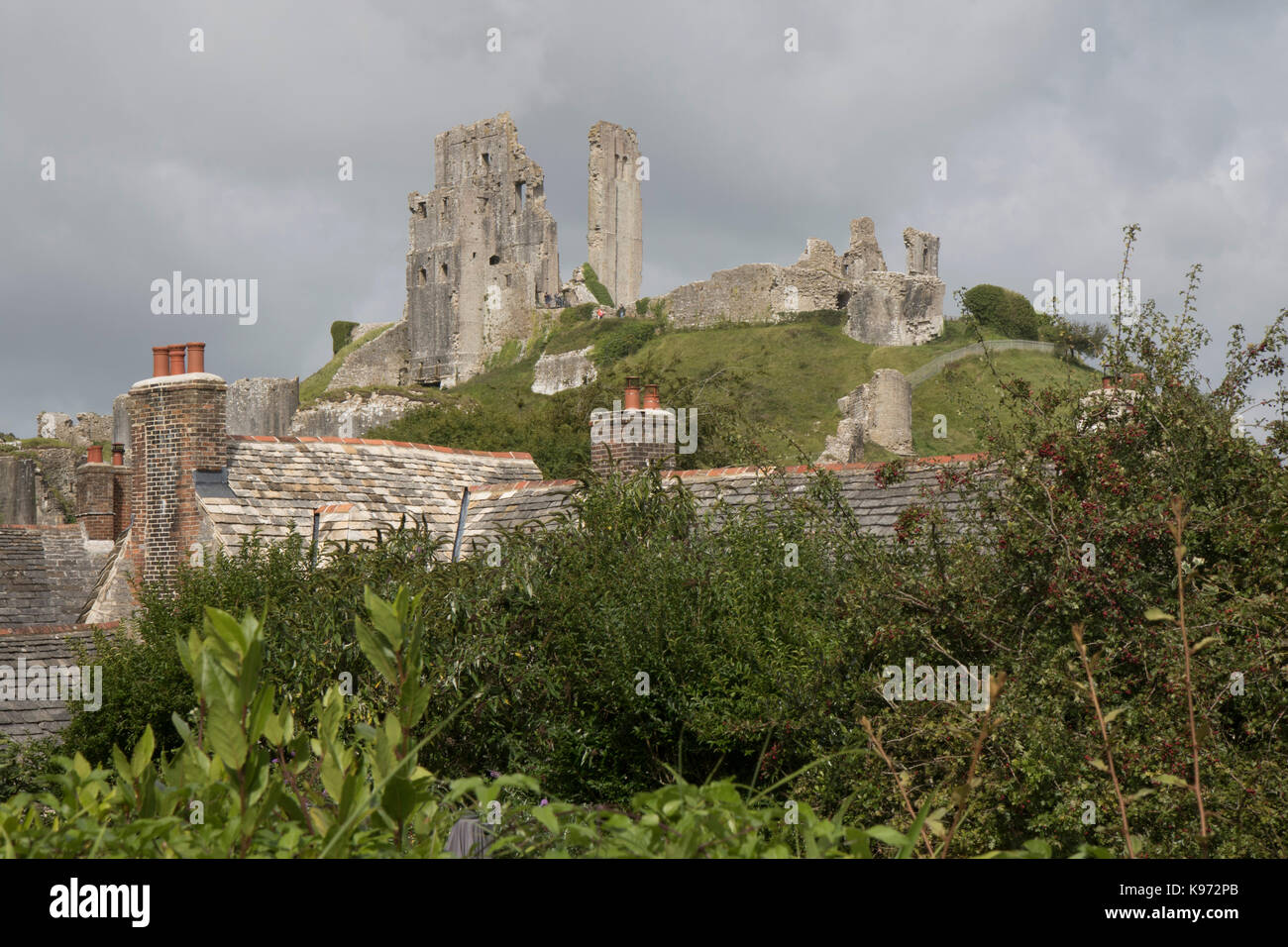 Swanage Railway Corfe Castle Stock Photo - Alamy