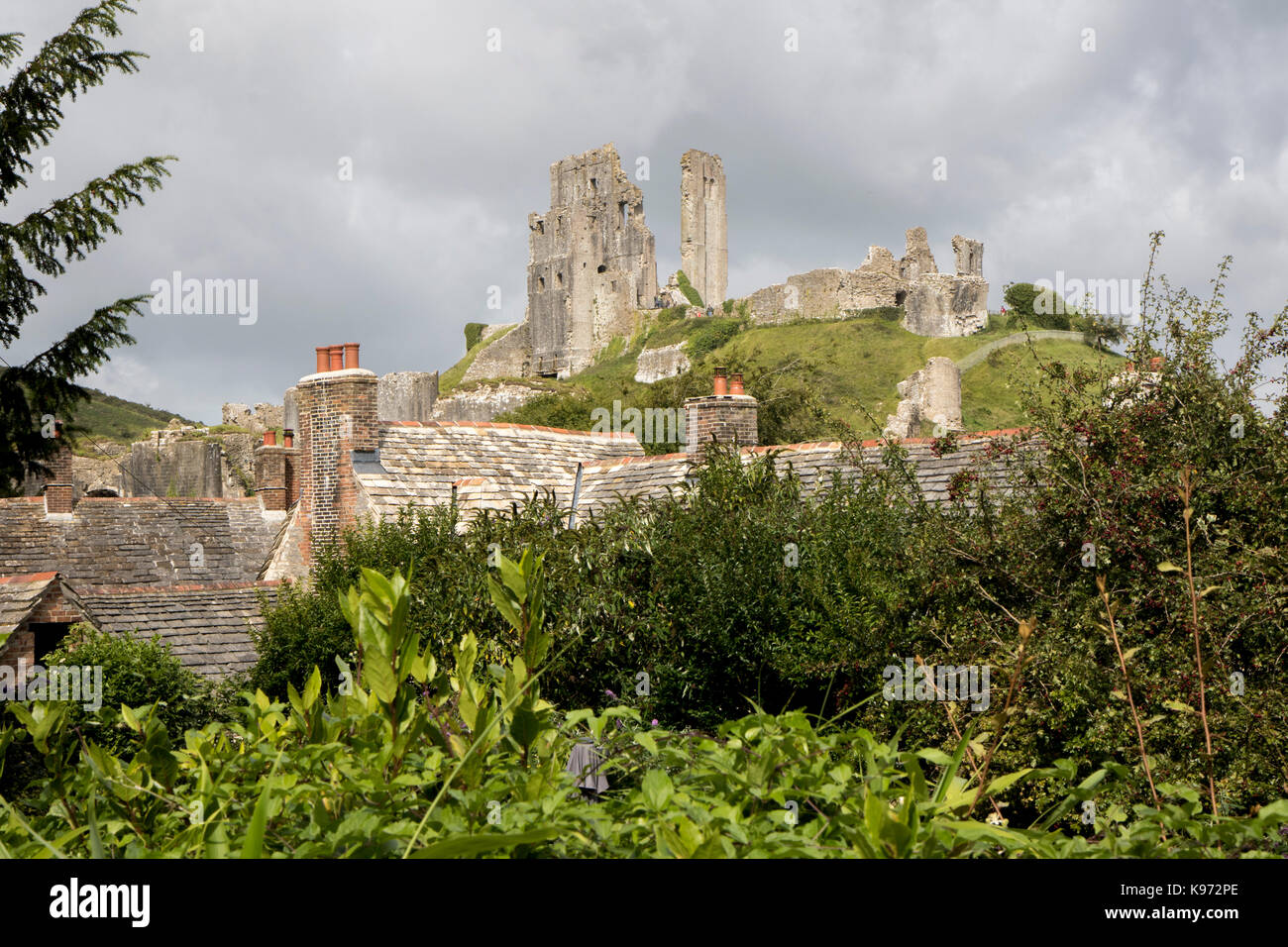 Swanage Railway Corfe Castle Stock Photo - Alamy
