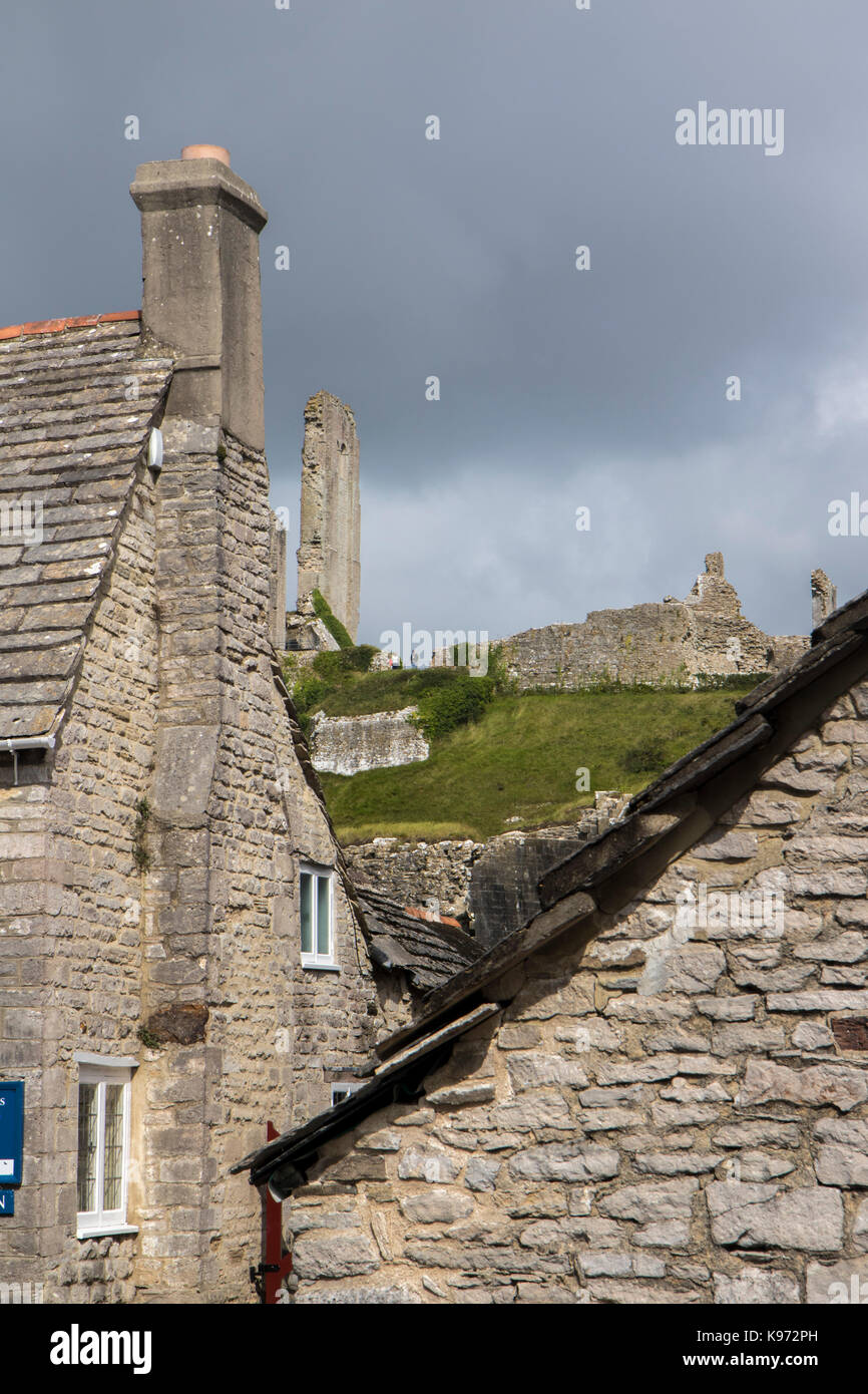 Swanage Railway Corfe Castle Stock Photo - Alamy
