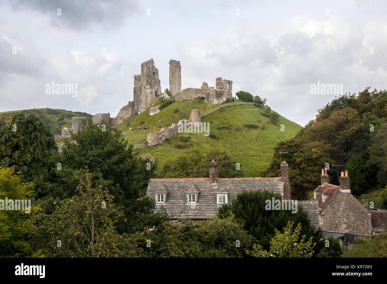 Swanage Railway Corfe Castle Stock Photo - Alamy
