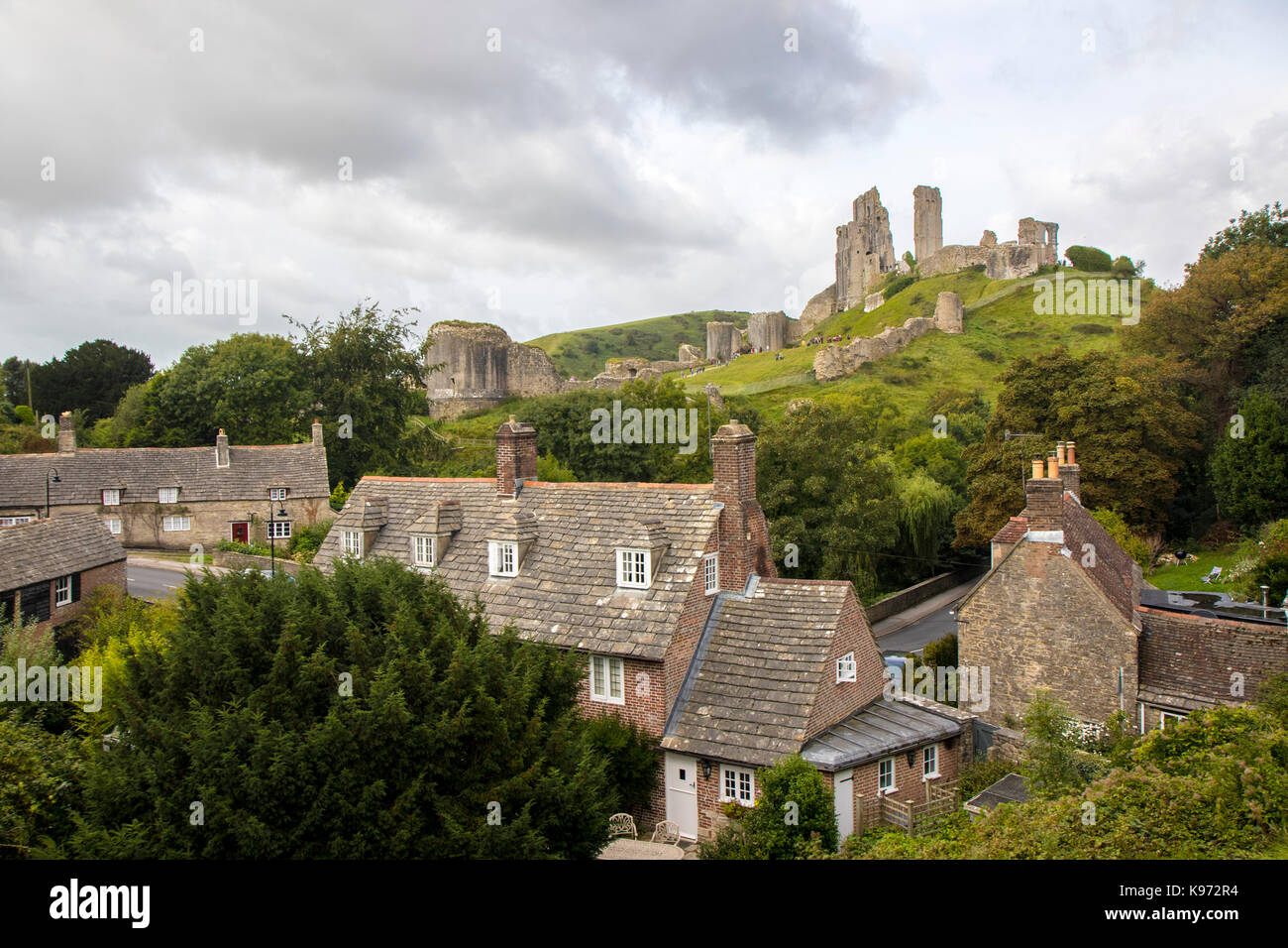 Swanage Railway Corfe Castle Stock Photo - Alamy