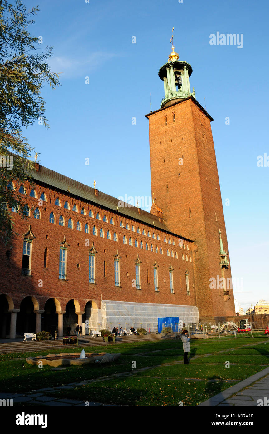 Stockholm City Hall, Sweden, Europe Stock Photo - Alamy