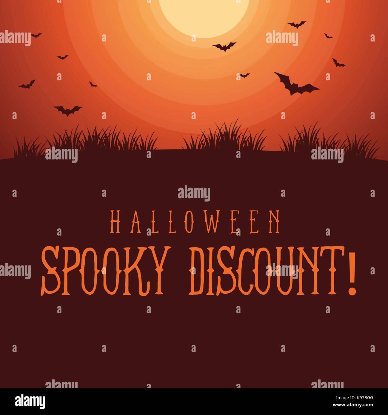 Halloween spooky sale background style Stock Vector Image & Art - Alamy