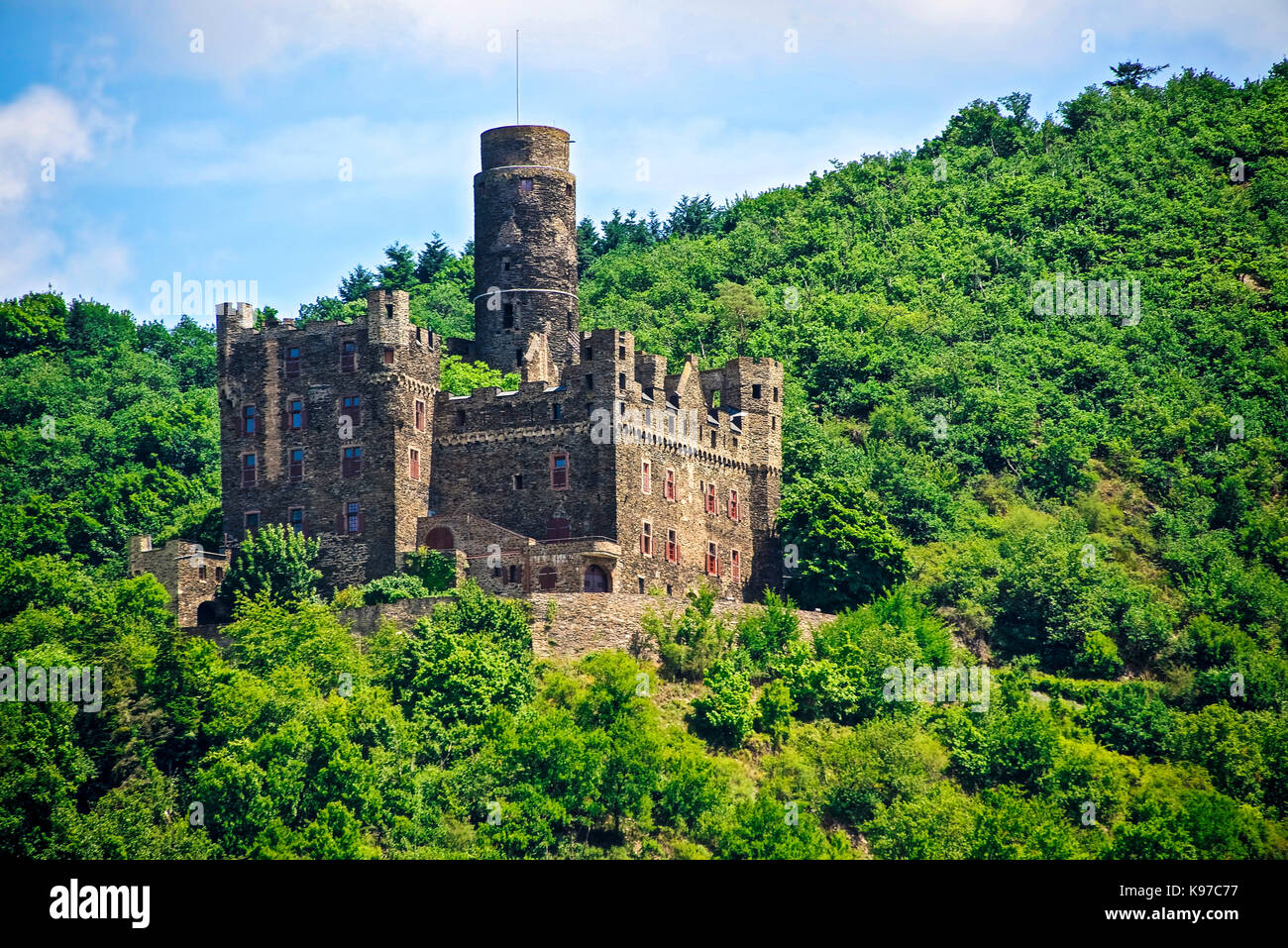 Middle Rhine Castles Stock Photo - Alamy