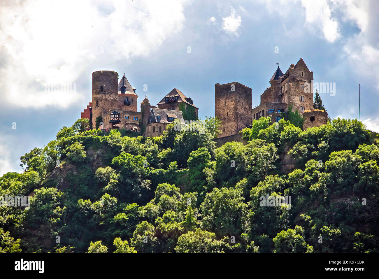 Middle Rhine Castles Stock Photo - Alamy