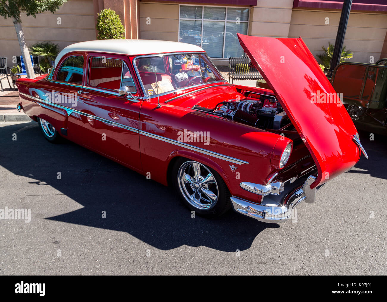 Vintage 1954 Ford Customline two door sedan Stock Photo - Alamy