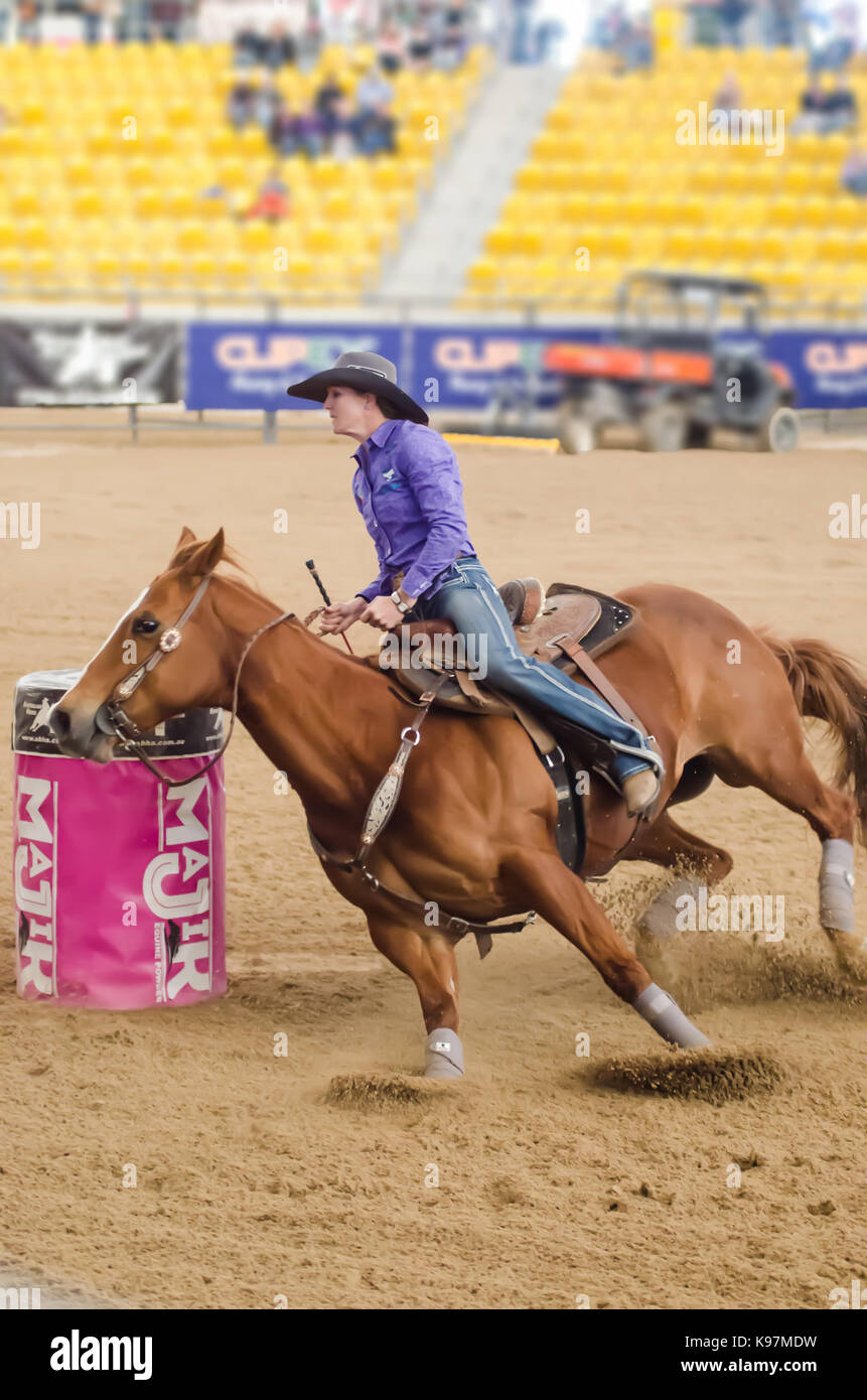 Horse Sports, Ladies National Finals Barrel Race at the Australian ...